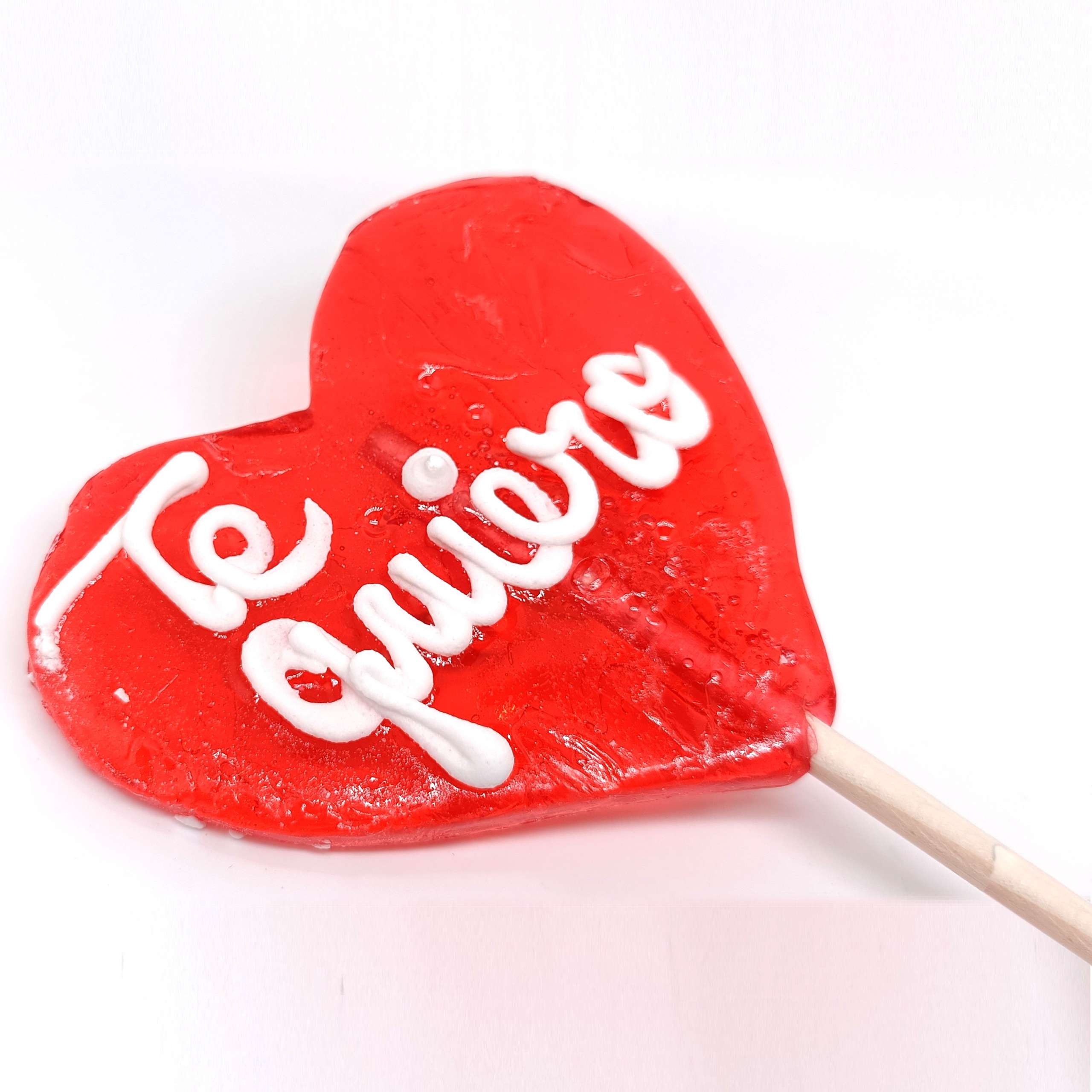 PIRULETA CORAZÓN ESCRITA - Tucaramelo